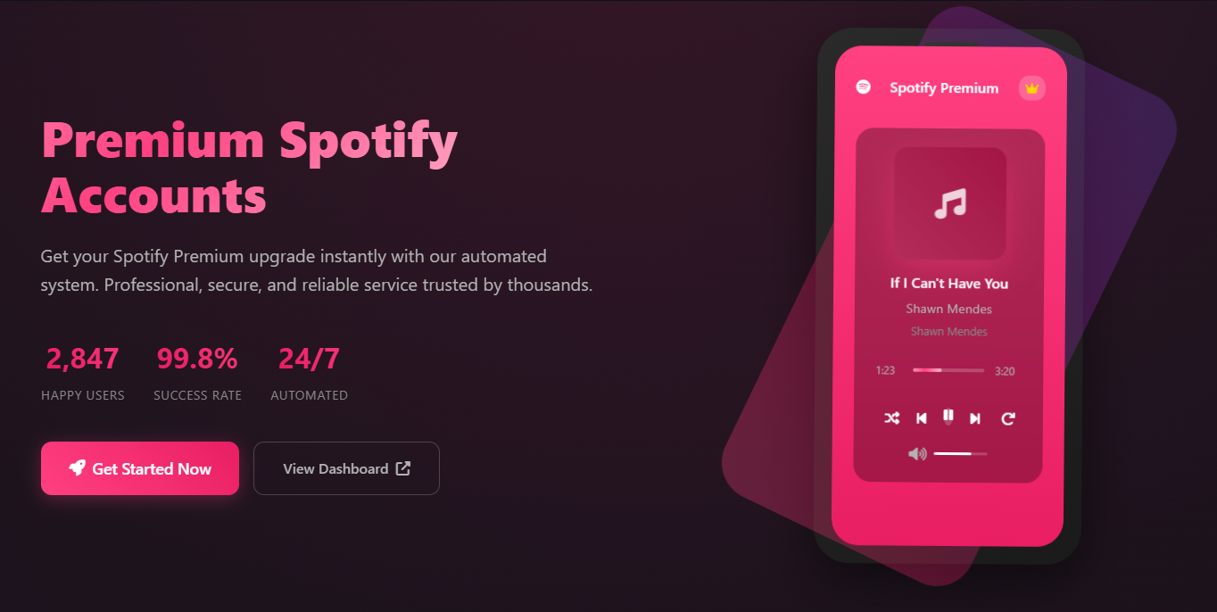 Spoty – RevUnity | Premium Spotify Account Service